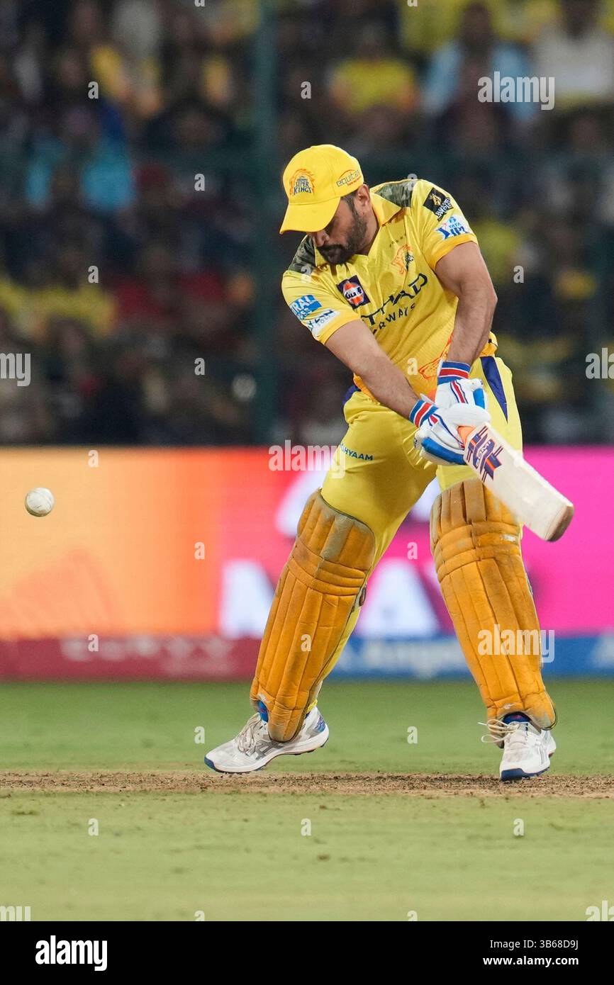 Chennai Super Kings' Mahendra Singh Dhoni plays a shot during the Indian Premier League cricket ...