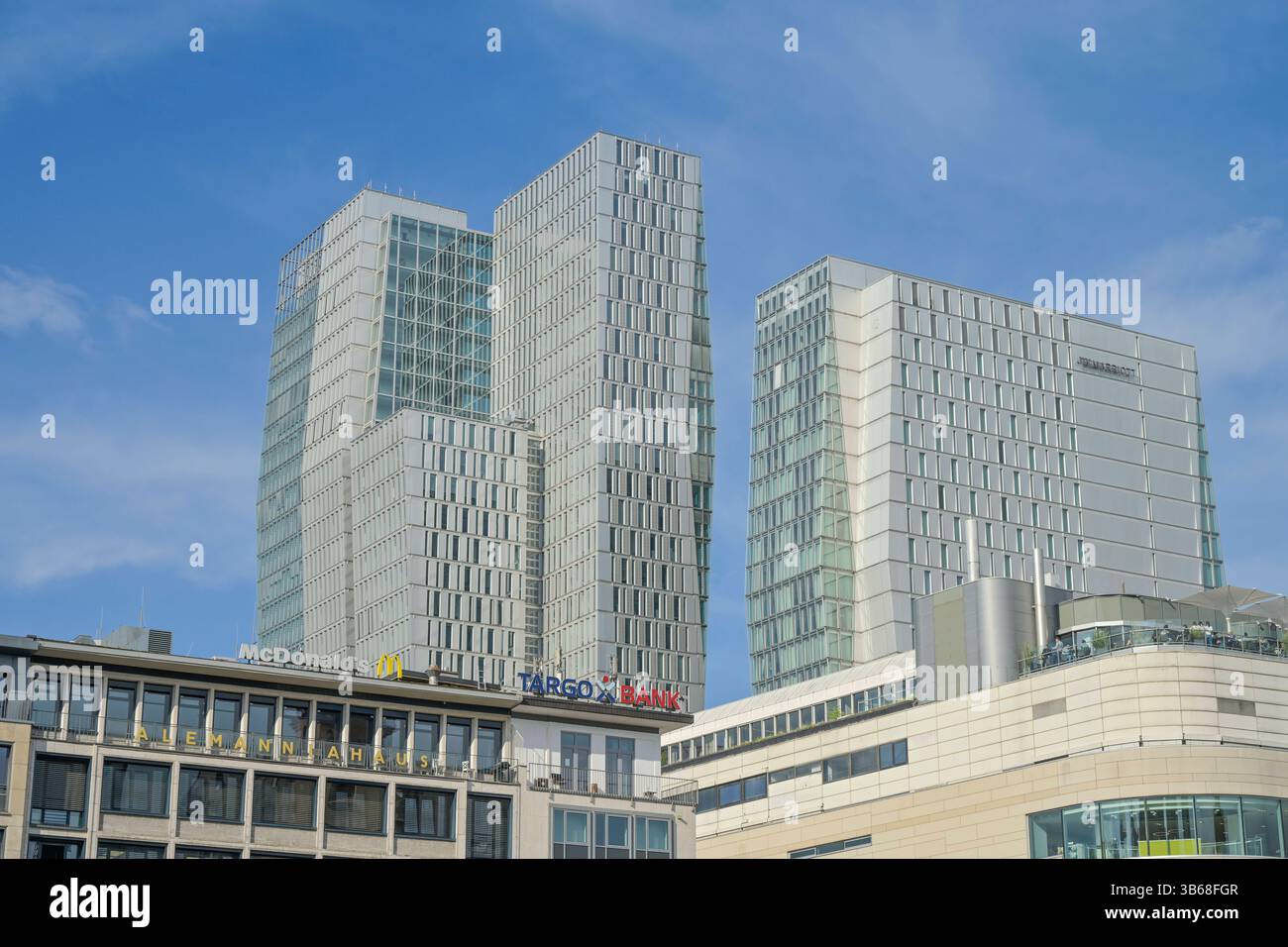 Nextower und JW Marriott Hotel, Frankfurt am Main, Hessen, Deutschland ...