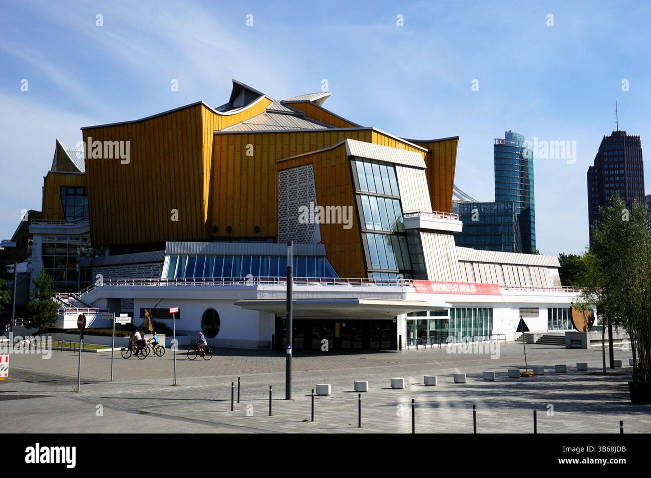 Front entrance of the Berliner Philharmonie concert hall, housing the ...