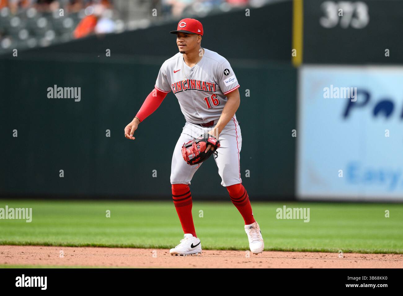 Cincinnati Reds third baseman Noelvi Marte (16) in action during a ...