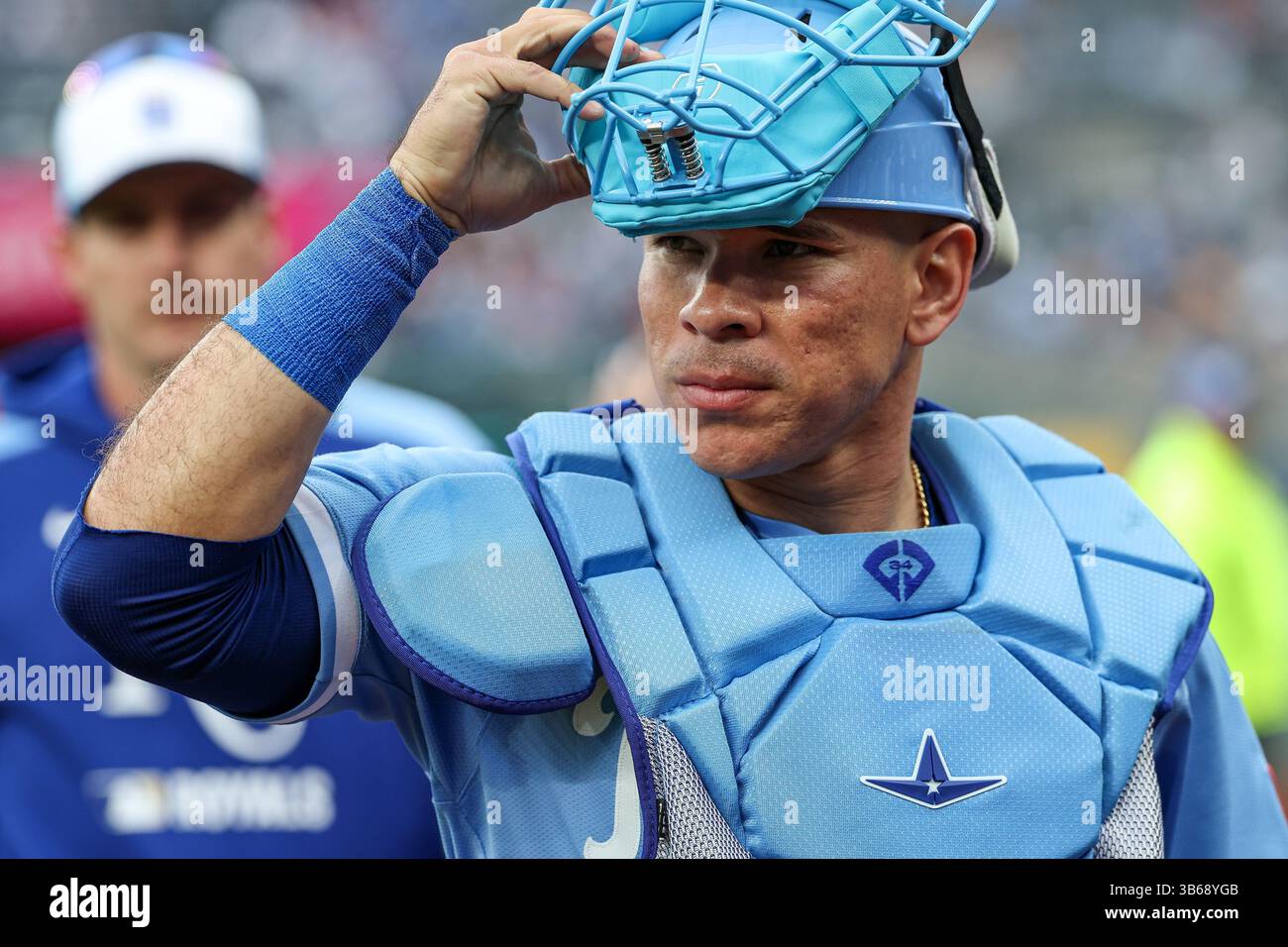 April 26, 2025: Kansas City Royals catcher Freddy Fermin (34) is seen ...