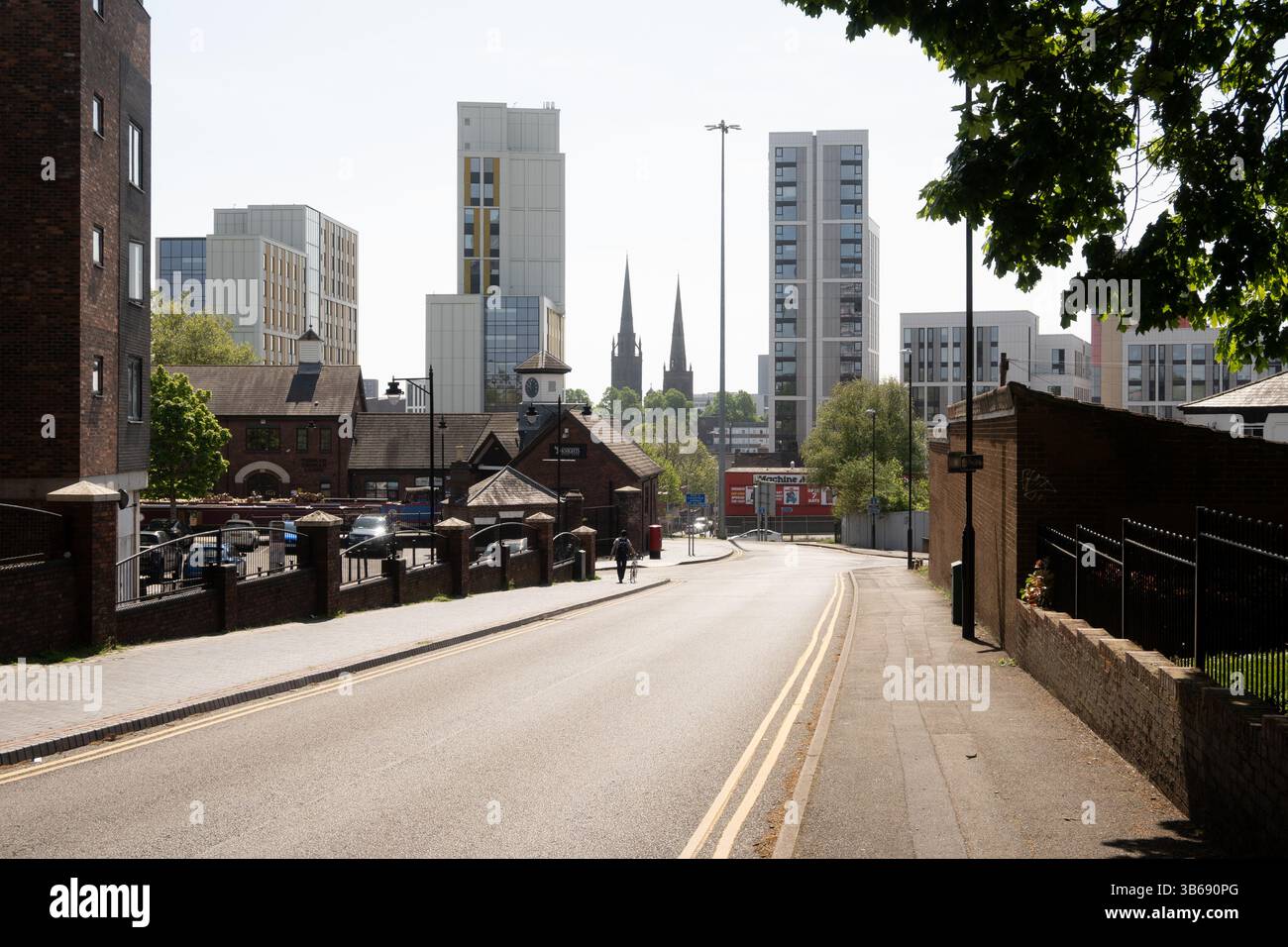Coventry City Centre from Leicester Row, West Midlands, England, UK ...