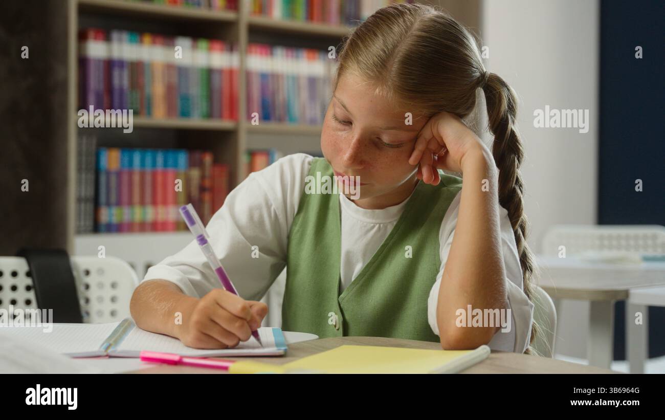 Sad upset bored teen school hi-res stock photography and images - Alamy