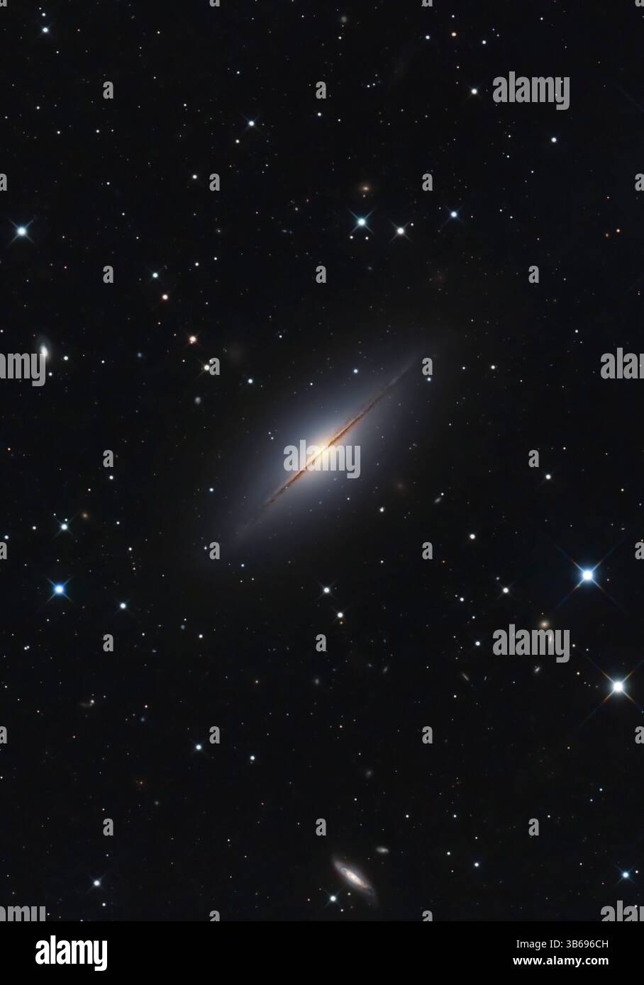 NGC 7814 spiral galaxy in the constellation Pegasus Stock Photo - Alamy
