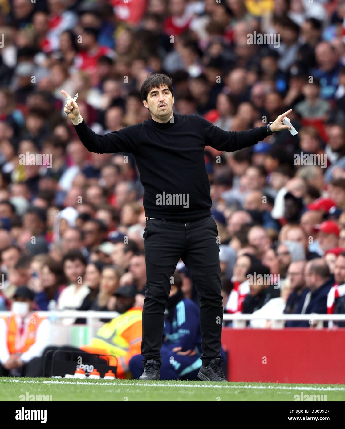 London, UK. 03rd May, 2025. Andoni Iraola (AFC Bournemouth head coach ...