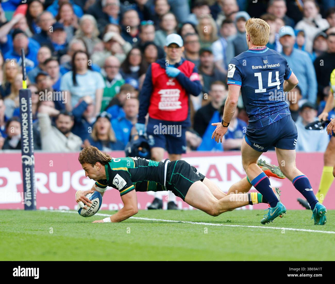 Aviva Stadium, Dublin, Ireland. 3rd May, 2025. Investec Champions Cup ...