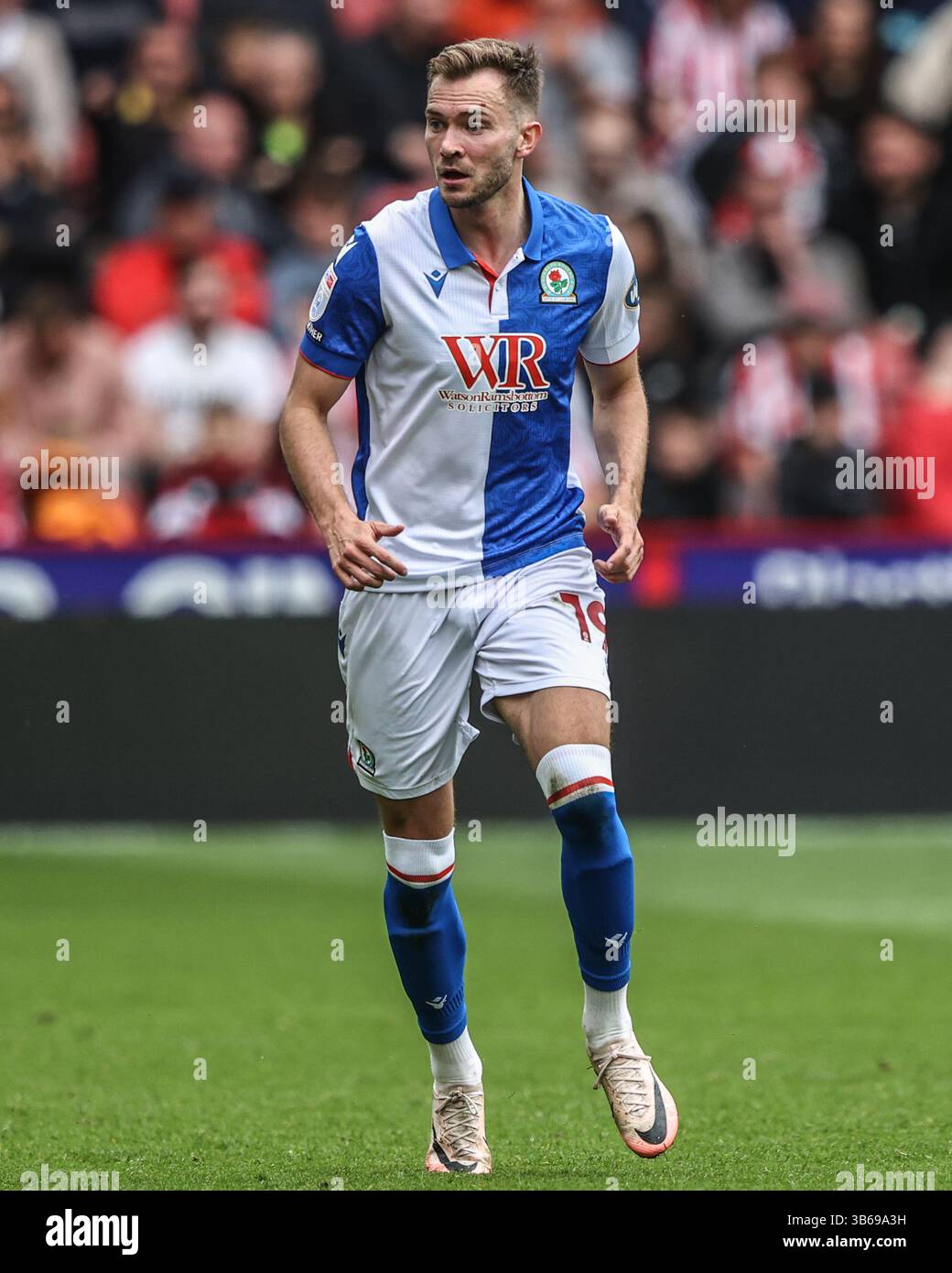Sheffield, UK. 03rd May, 2025. Ryan Hedges of Blackburn Rovers during ...