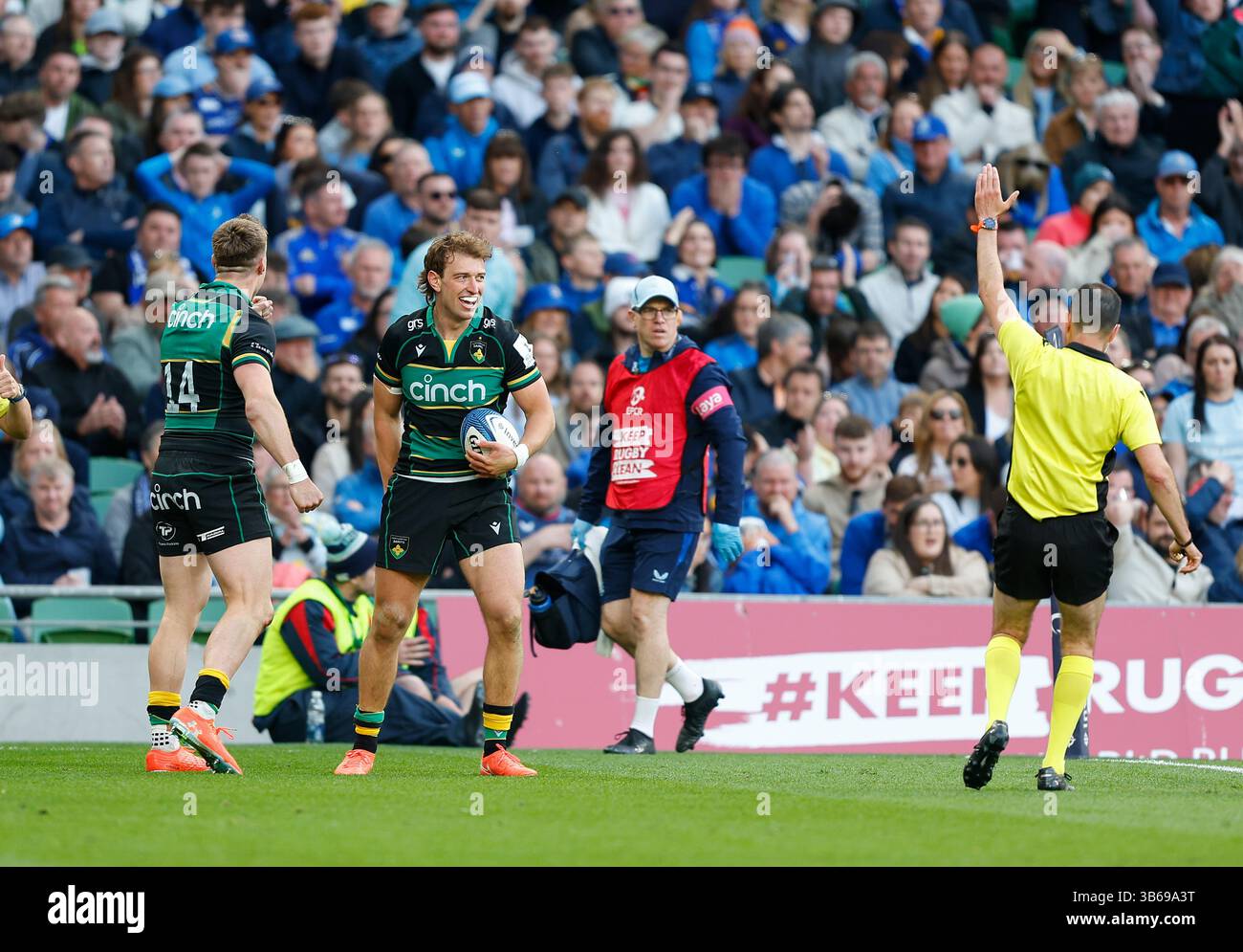 Aviva Stadium, Dublin, Ireland. 3rd May, 2025. Investec Champions Cup ...