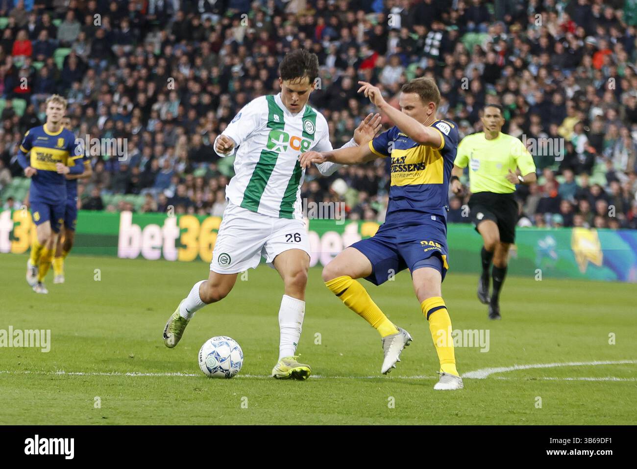Groningen, Netherlands. 03rd May, 2025. GRONINGEN, Euroborg Stadium, 03 ...