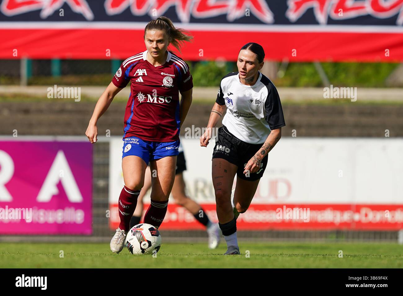 03/05/2025, Genf, Stade des Trois-Chêne, Women's Super League ...