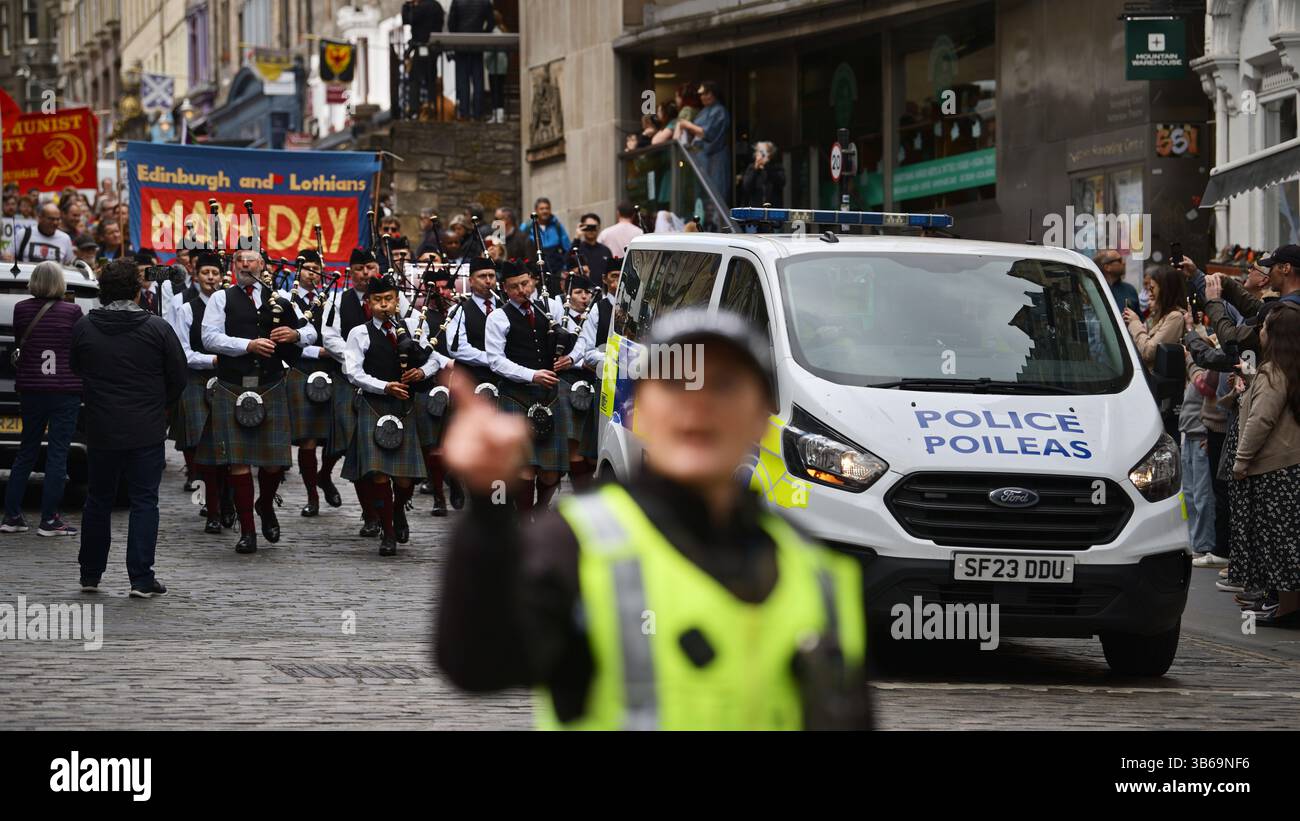 Edinburgh Scotland, UK 03 May 2025. Edinburgh May Day 2025 celebration ...