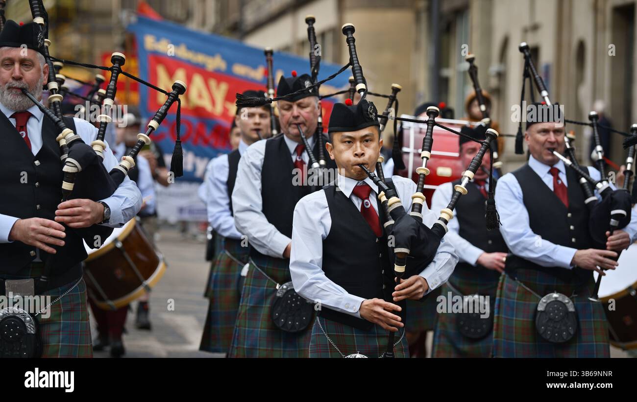 Edinburgh Scotland, UK 03 May 2025. Edinburgh May Day 2025 celebration ...