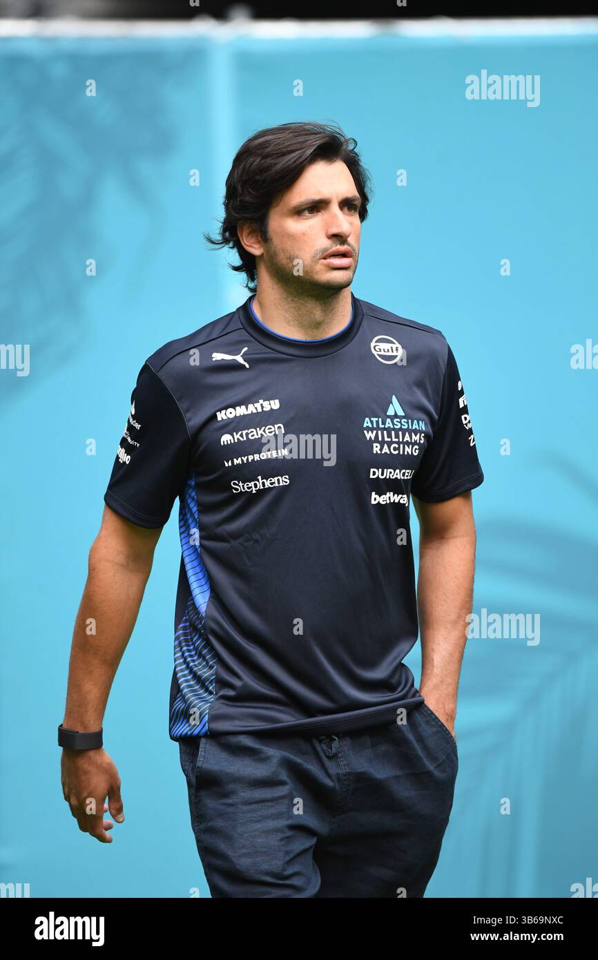 Miami, USA. 03rd May, 2025. Carlos Sainz of Spain and driver of the (55 ...