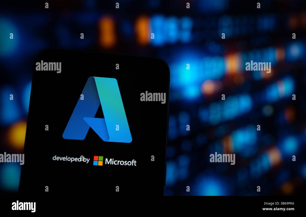 Microsoft azure logo hi-res stock photography and images - Alamy