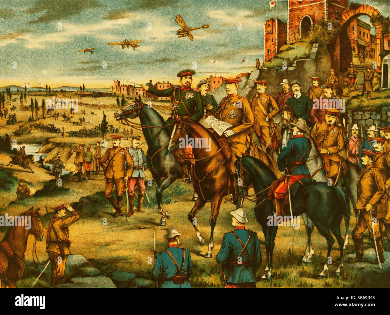 Starting of the headquarters of the combined army in Siberia, circa ...
