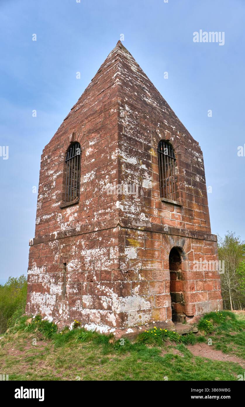 Beacon Tower, Beacon Hill, Penrith, Cumbria Stock Photo - Alamy