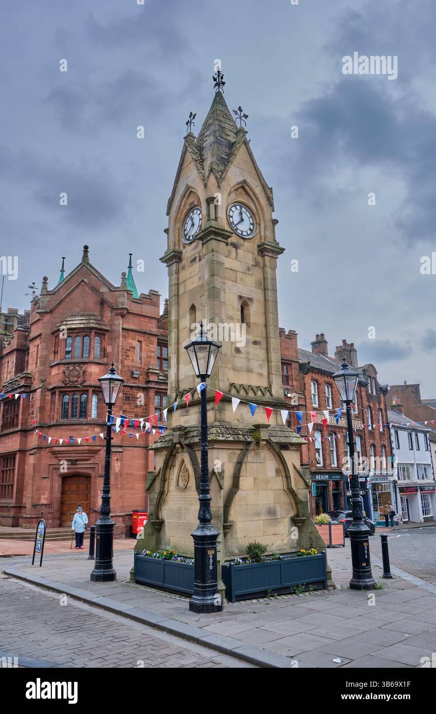 Penrith town centre market square hi-res stock photography and images ...