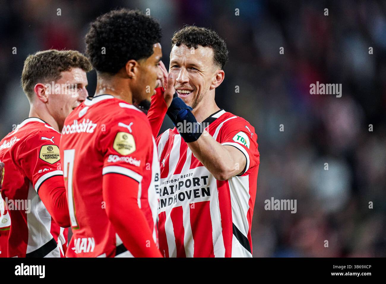 EINDHOVEN, NETHERLANDS - MAY 3: Ivan Perisic of PSV celebrates the ...