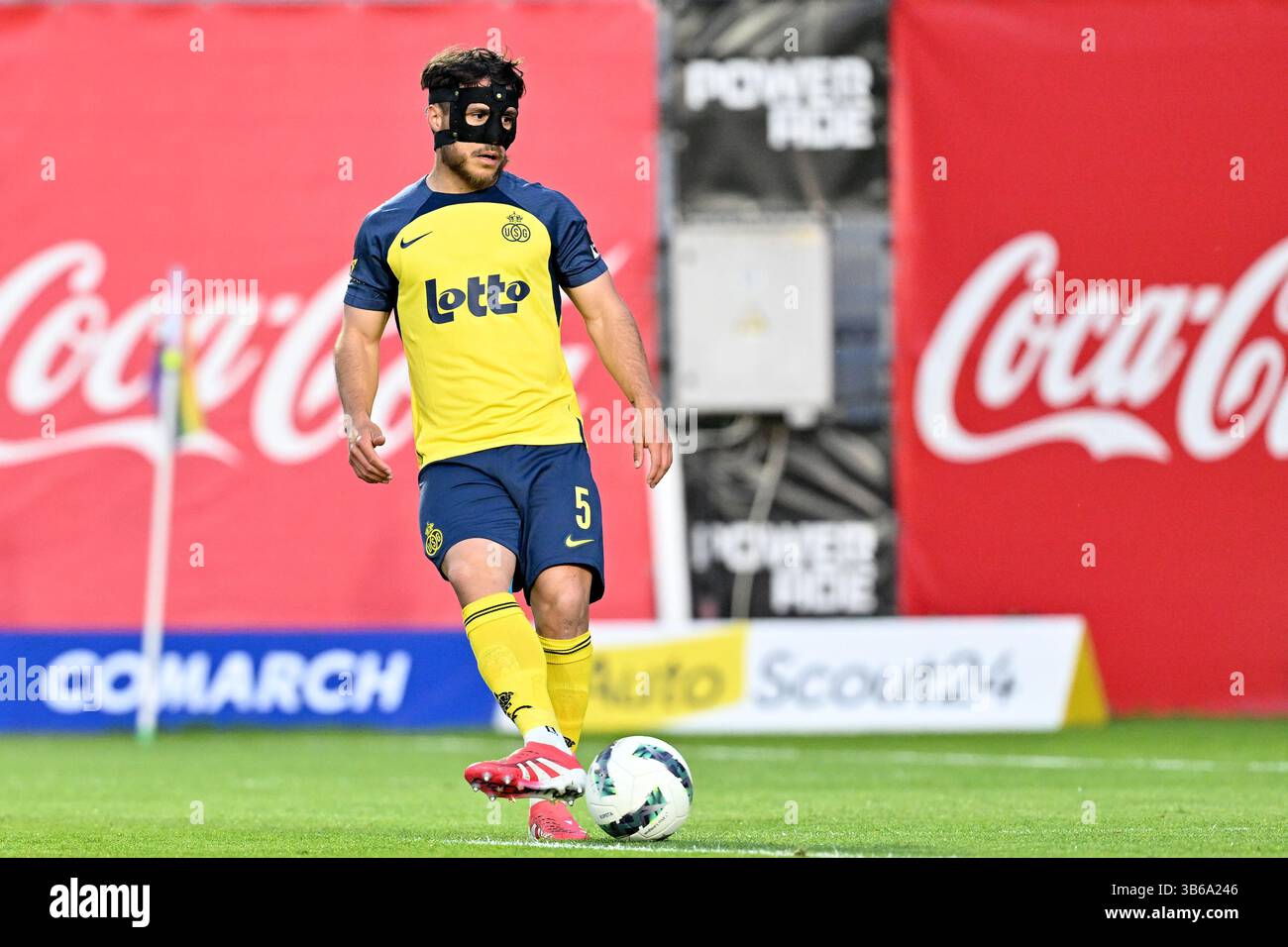 Kevin Mac Allister (5) of Union pictured during the Jupiler Pro League ...