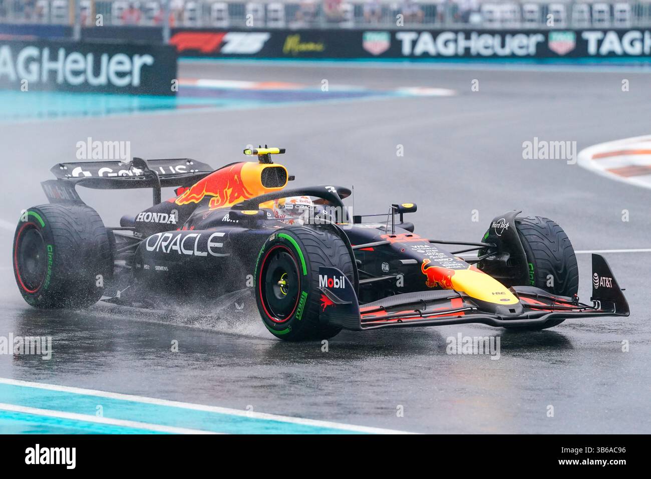 May 3, 2025, Miami, Florida, USA: Yuki Tsunoda (JPN) (22) of Oracle Red ...