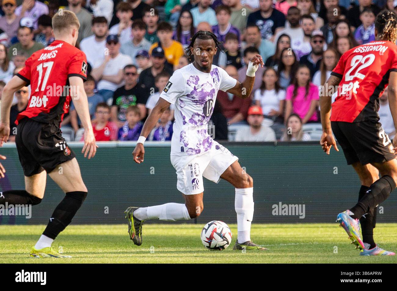 Yann Gboho of Toulouse during the French championship Ligue 1 football ...
