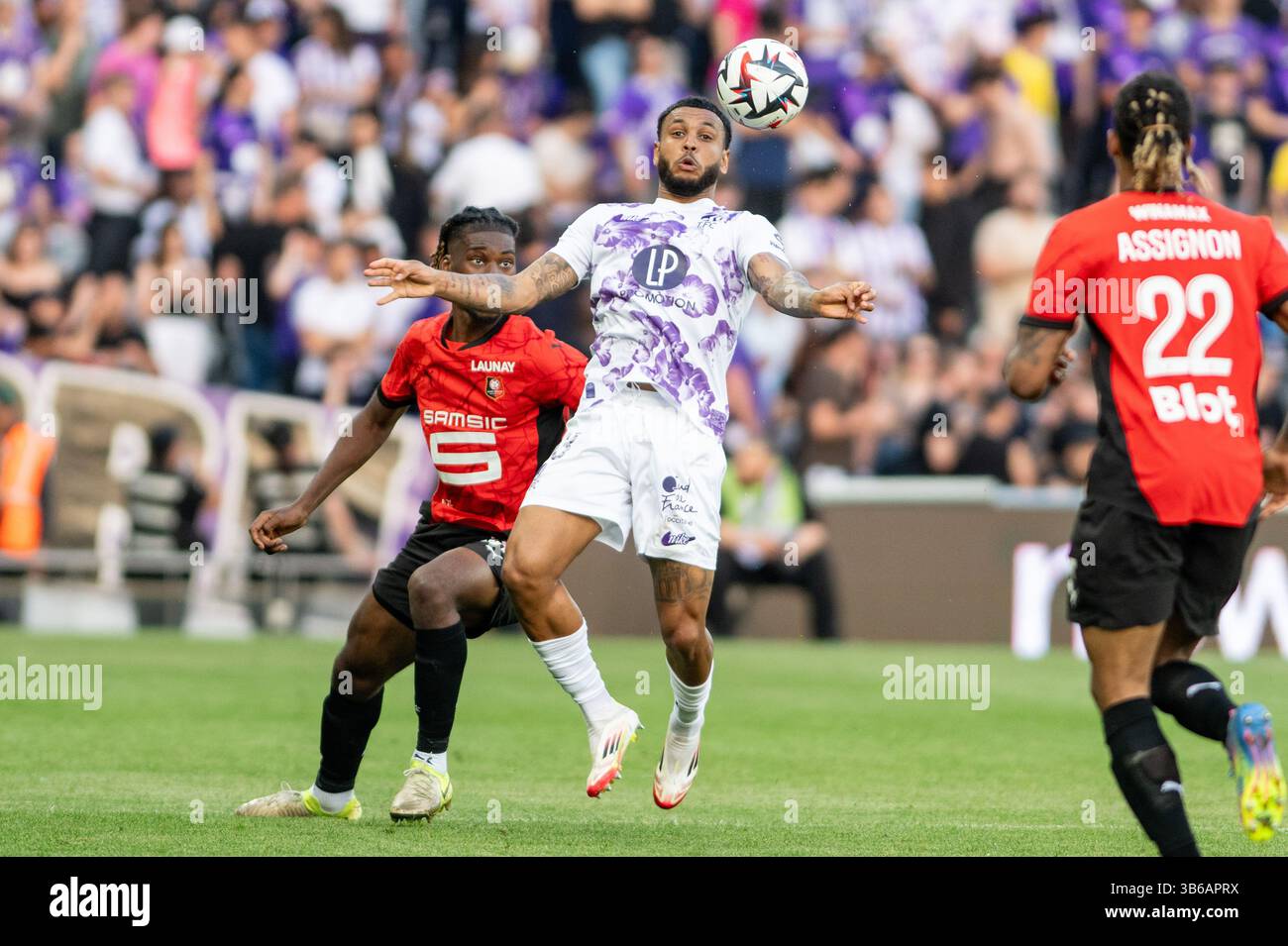 Joshua King of Toulouse during the French championship Ligue 1 football ...