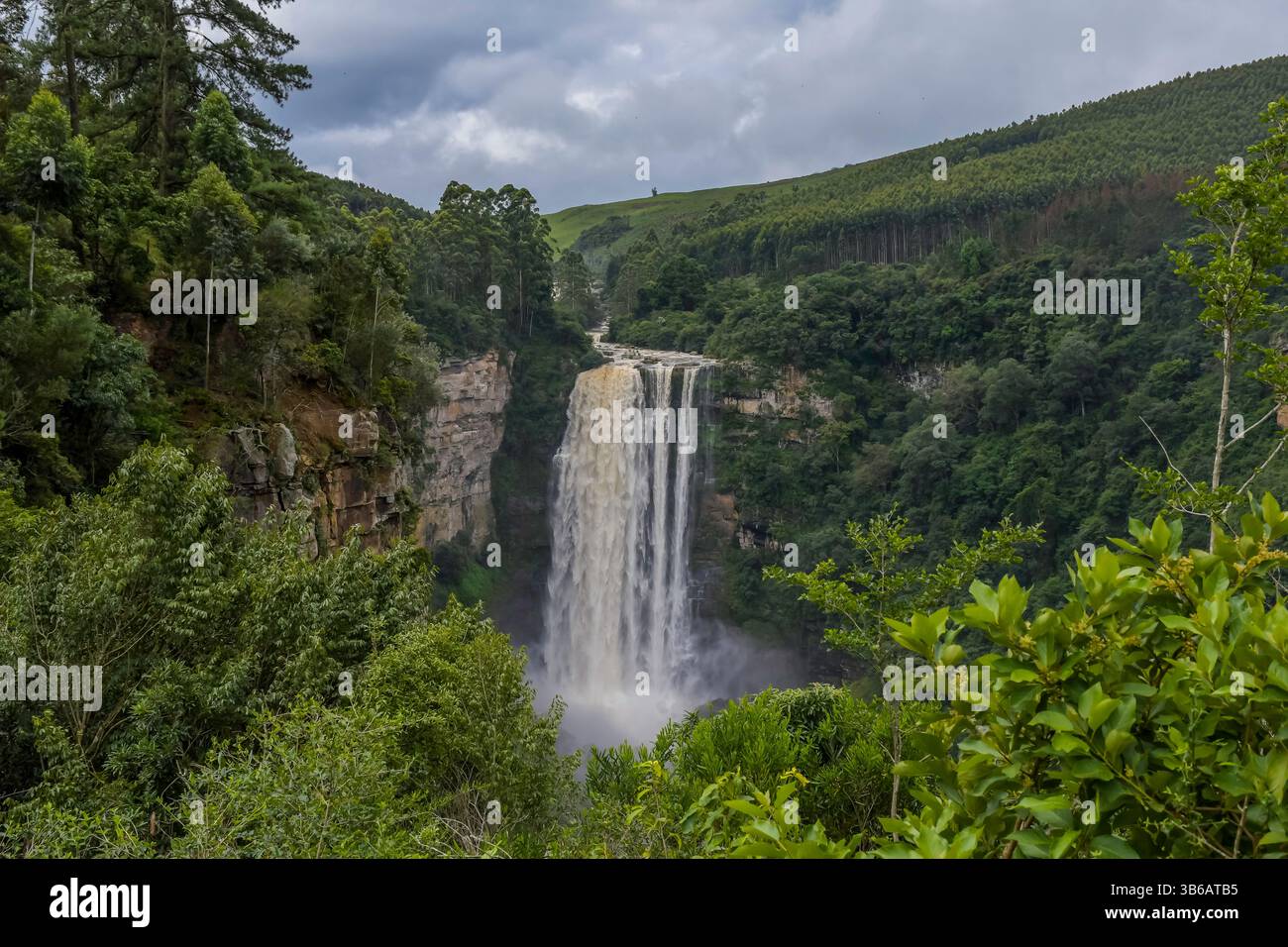 Karkloof waterfall in midlands meander KZN south africa Stock Photo - Alamy