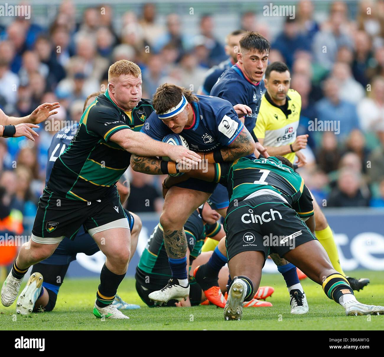 Aviva Stadium, Dublin, Ireland. 3rd May, 2025. Investec Champions Cup ...