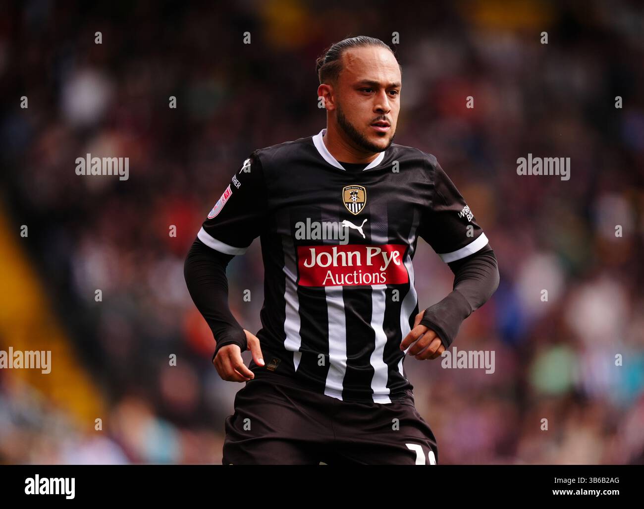 Notts County's Jodi Jones during the Sky Bet League Two match at Meadow ...