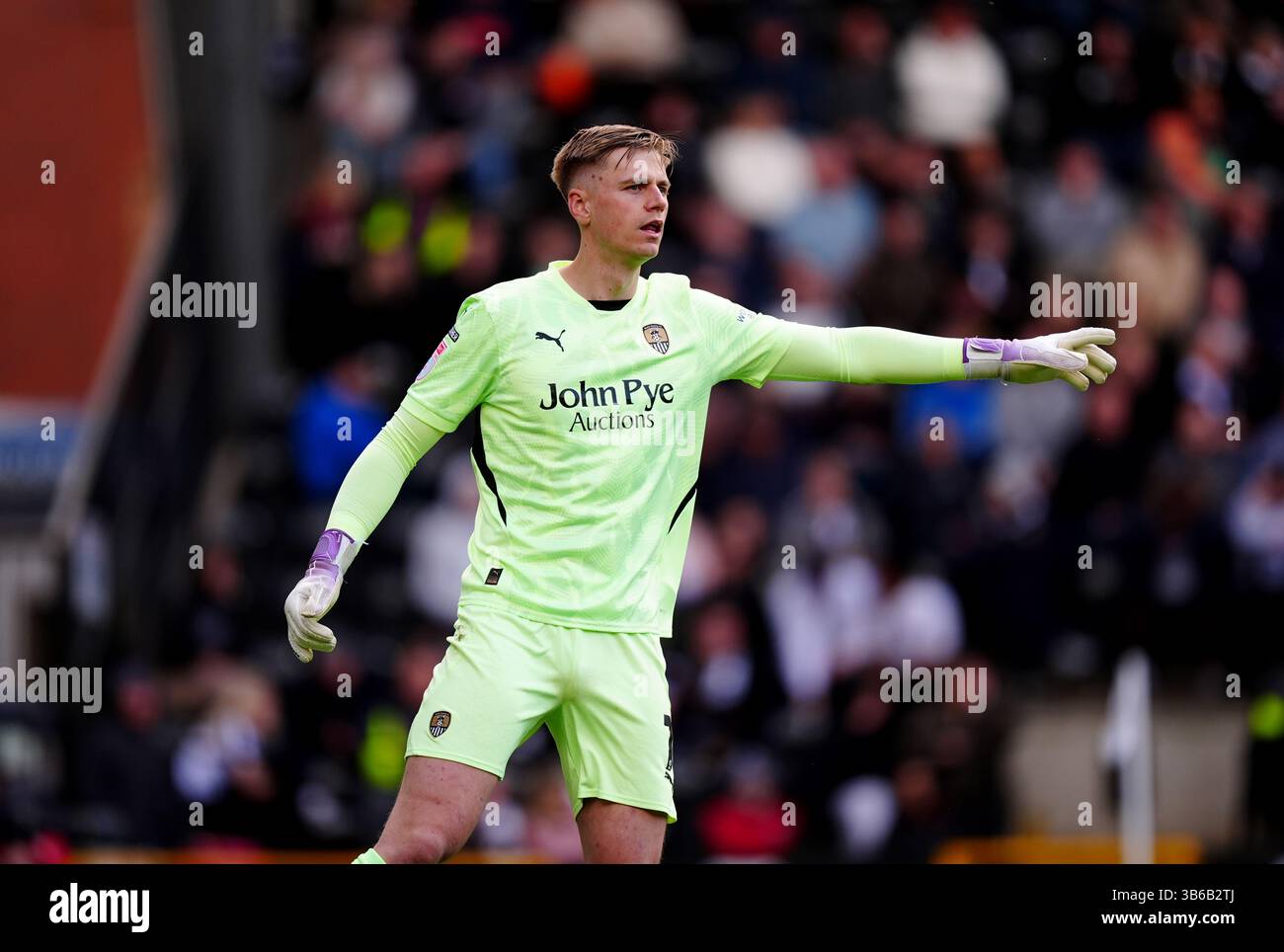 Notts County goalkeeper Alex Bass during the Sky Bet League Two match ...