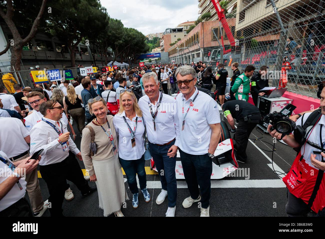 ABB VIP Gridwalk , grille de depart, starting grid during the Monaco ...