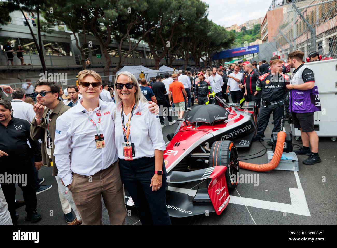 ABB VIP Gridwalk , grille de depart, starting grid during the Monaco ...