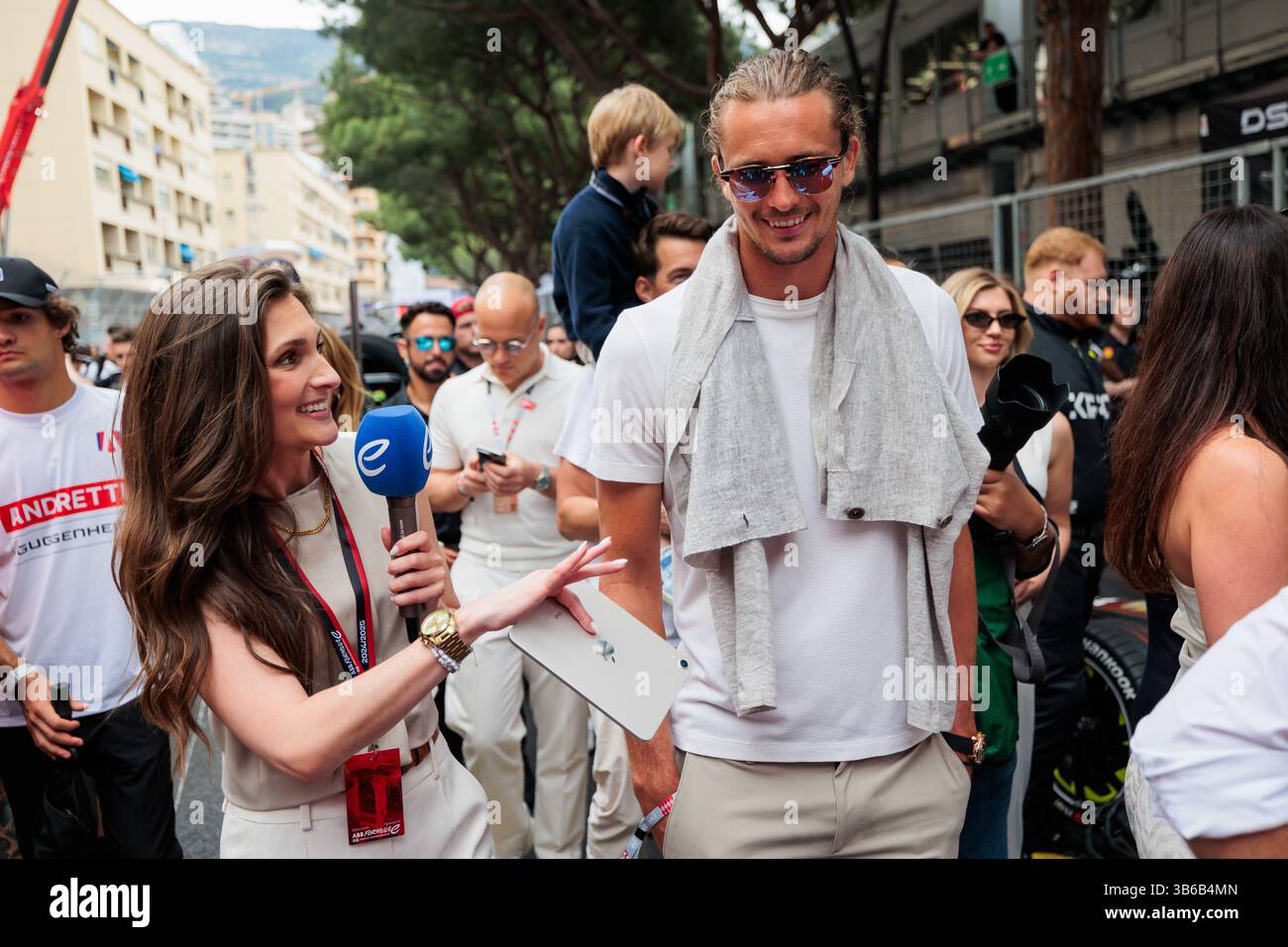 Alexander Sacha Zverev, tennis player, portrait , grille de depart ...