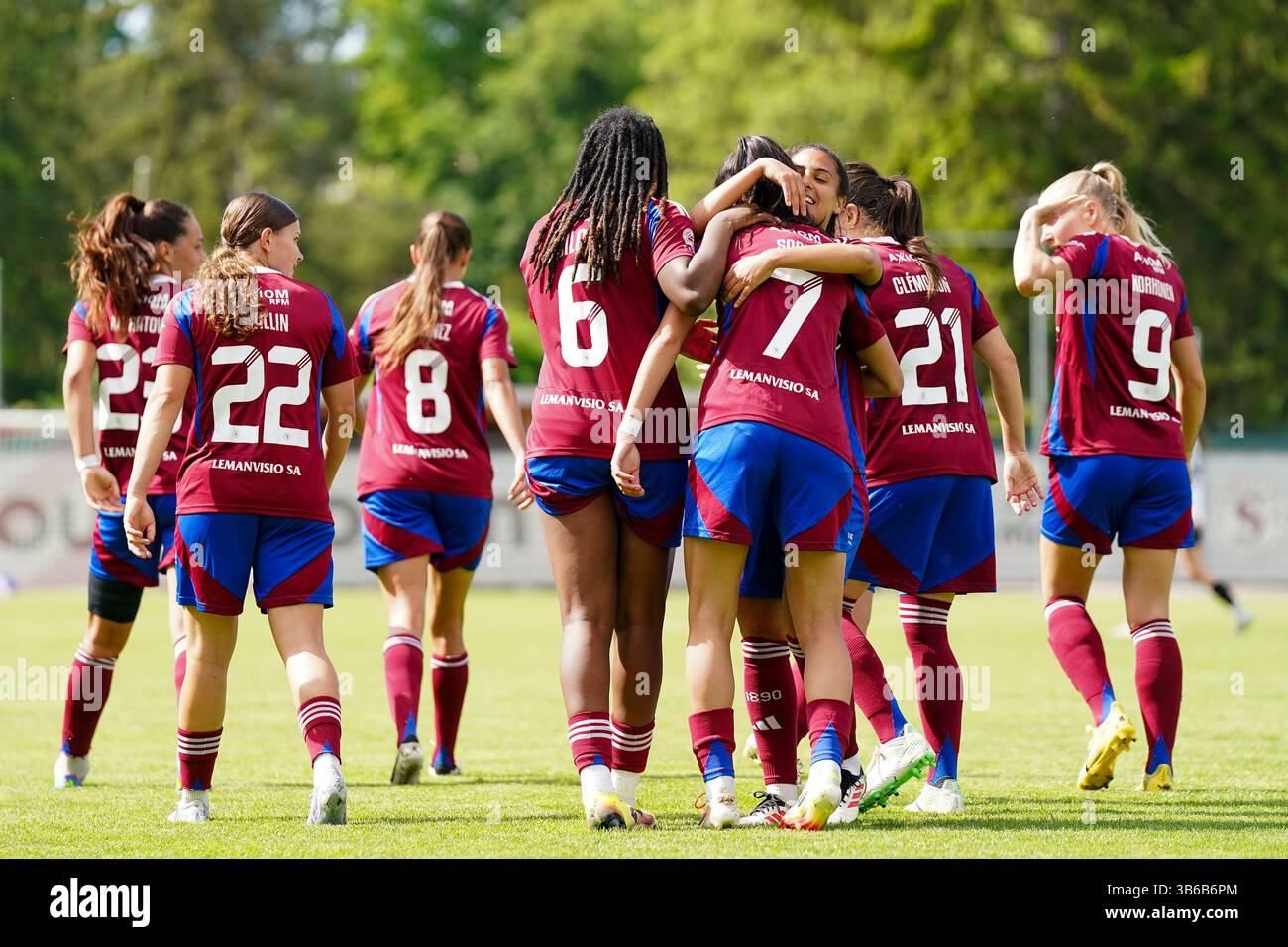 03/05/2025, Genf, Stade des Trois-Chêne, Women's Super League ...