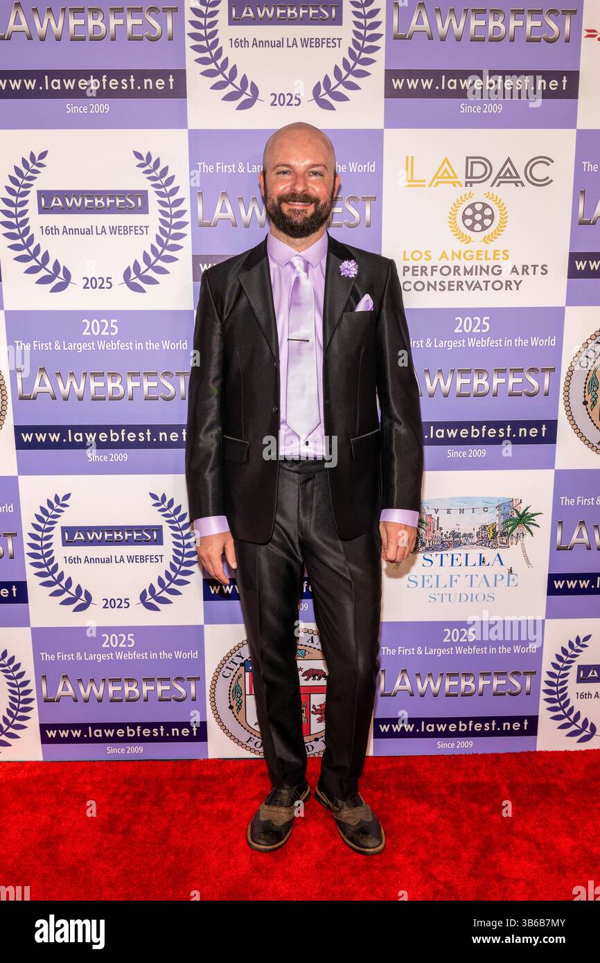 Actor / Host Justin Morck attends 16th LA Web Series Festival Award ...