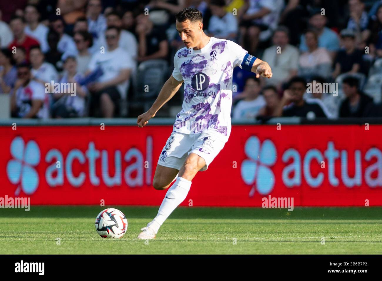 Toulouse, France. 03rd May, 2025. Vincent Sierro of Toulouse during the ...
