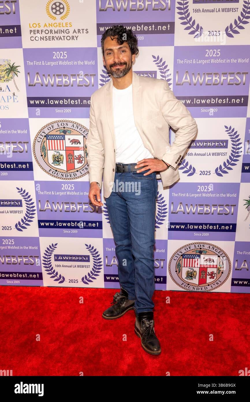 Los Angeles, USA. 02nd May, 2025. Actor Jeff Torres attends 16th LA Web ...