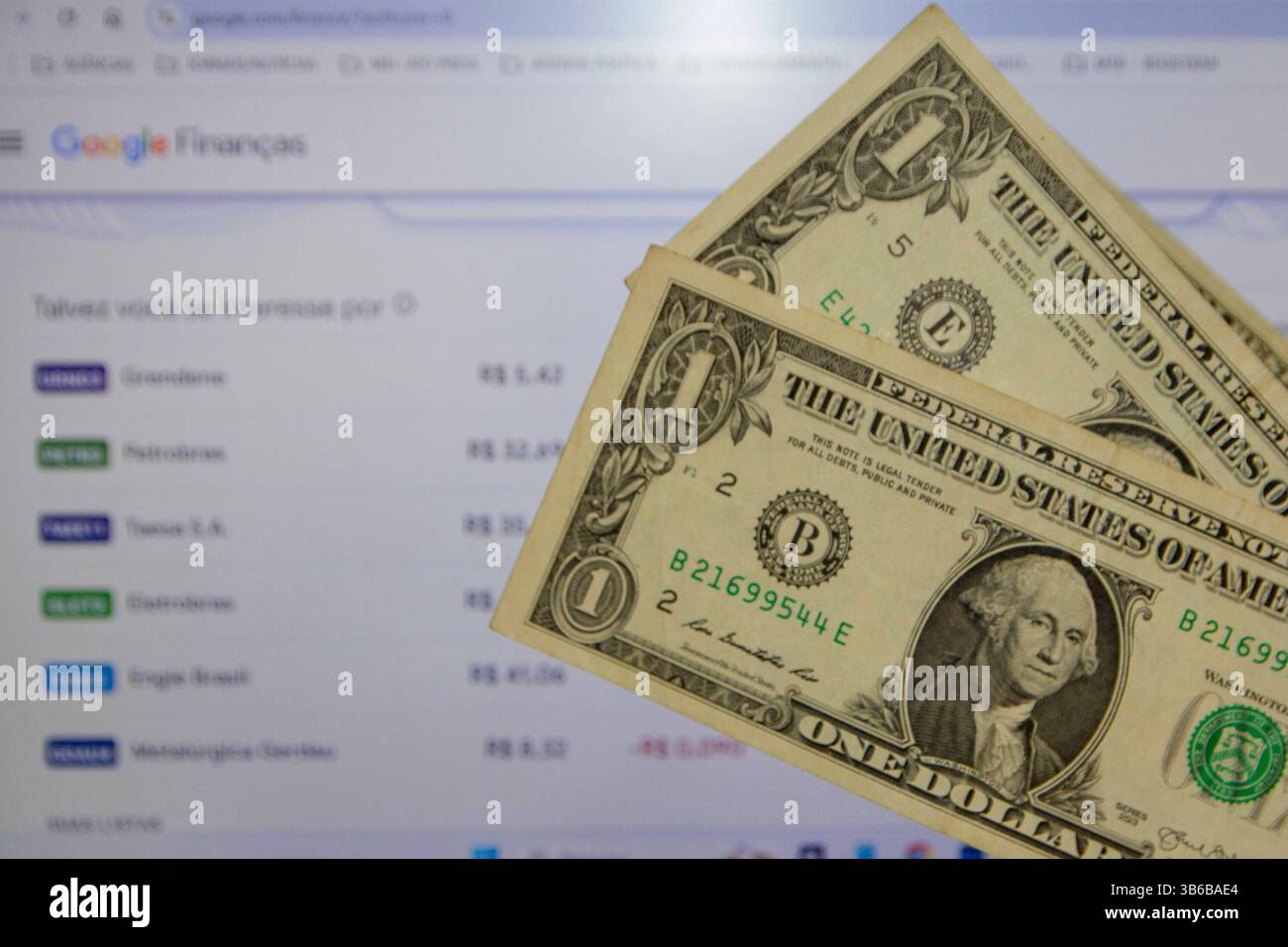 Google returns to displaying the dollar rate Sao paulo sp, 03/05/2025 ...