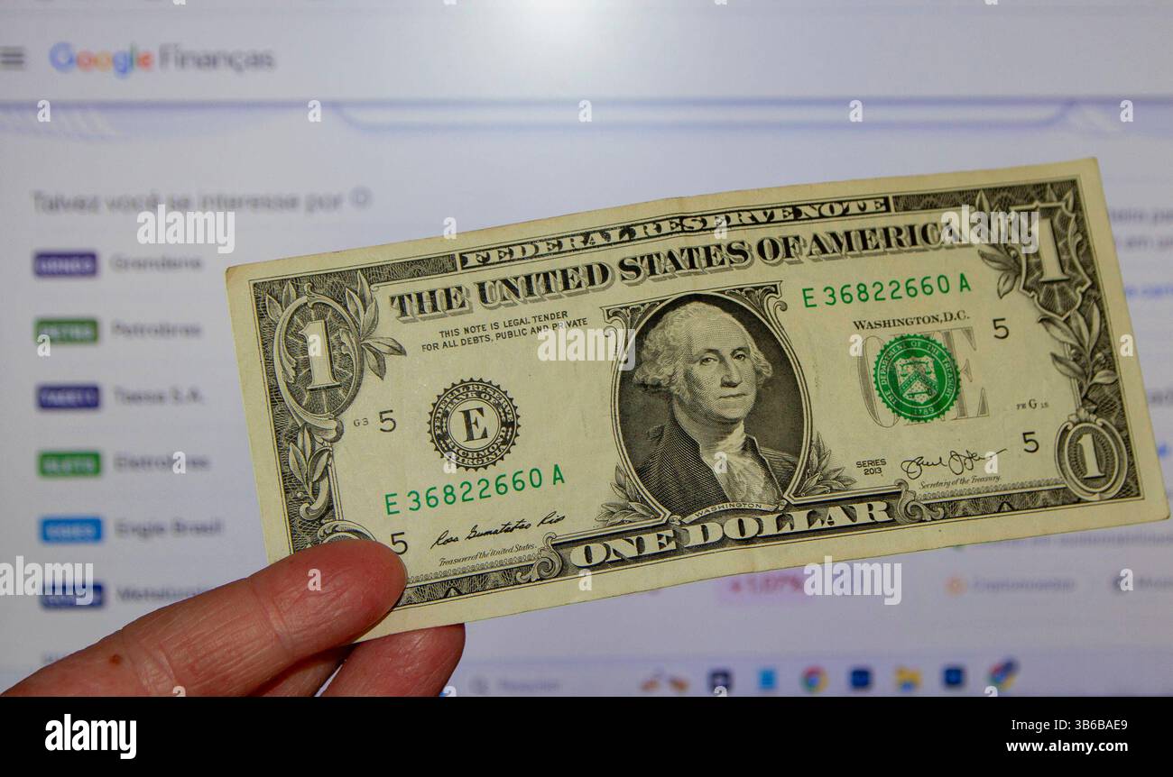 Google returns to displaying the dollar rate Sao paulo sp, 03/05/2025 ...
