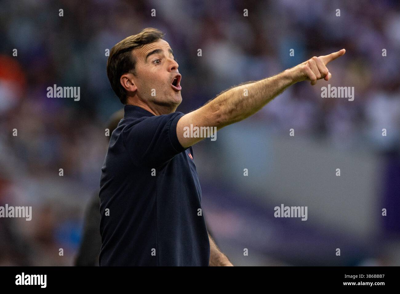 Head Coach Carles Martinez Novell of Toulouse during the French ...