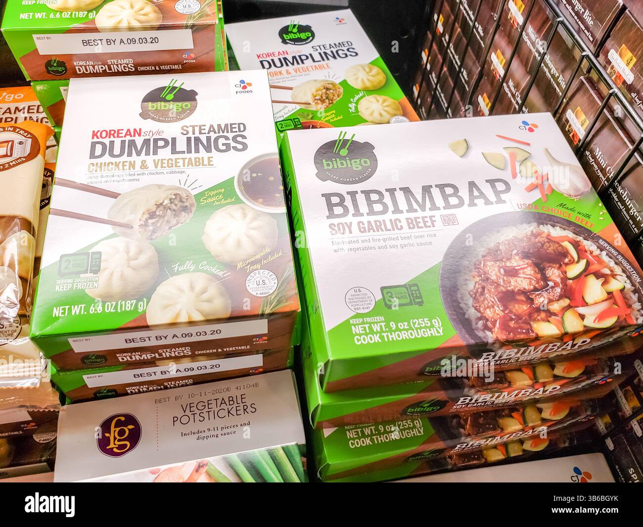 Los Angeles, California, United States - 09-21-2019: A view of several ...