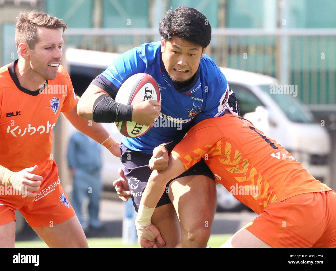 May 3, 2025, Tokyo, Japan - Saitama Panasonic Wild Knights wing Ryuji ...