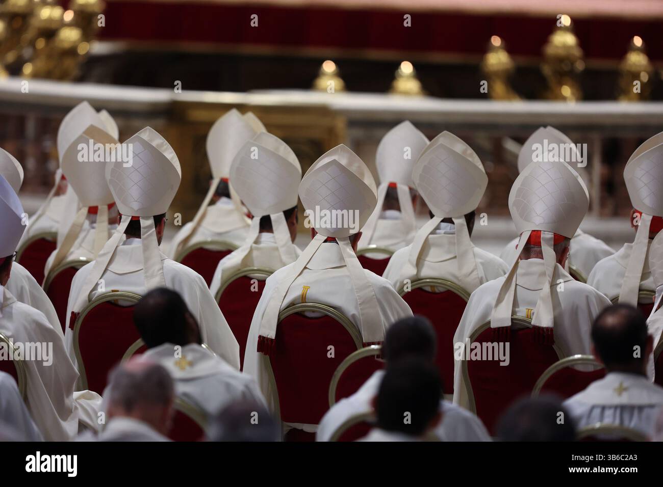 Rome, Italy. 03rd May, 2025. Vatican City, Italy 05/03/2025: Seated ...