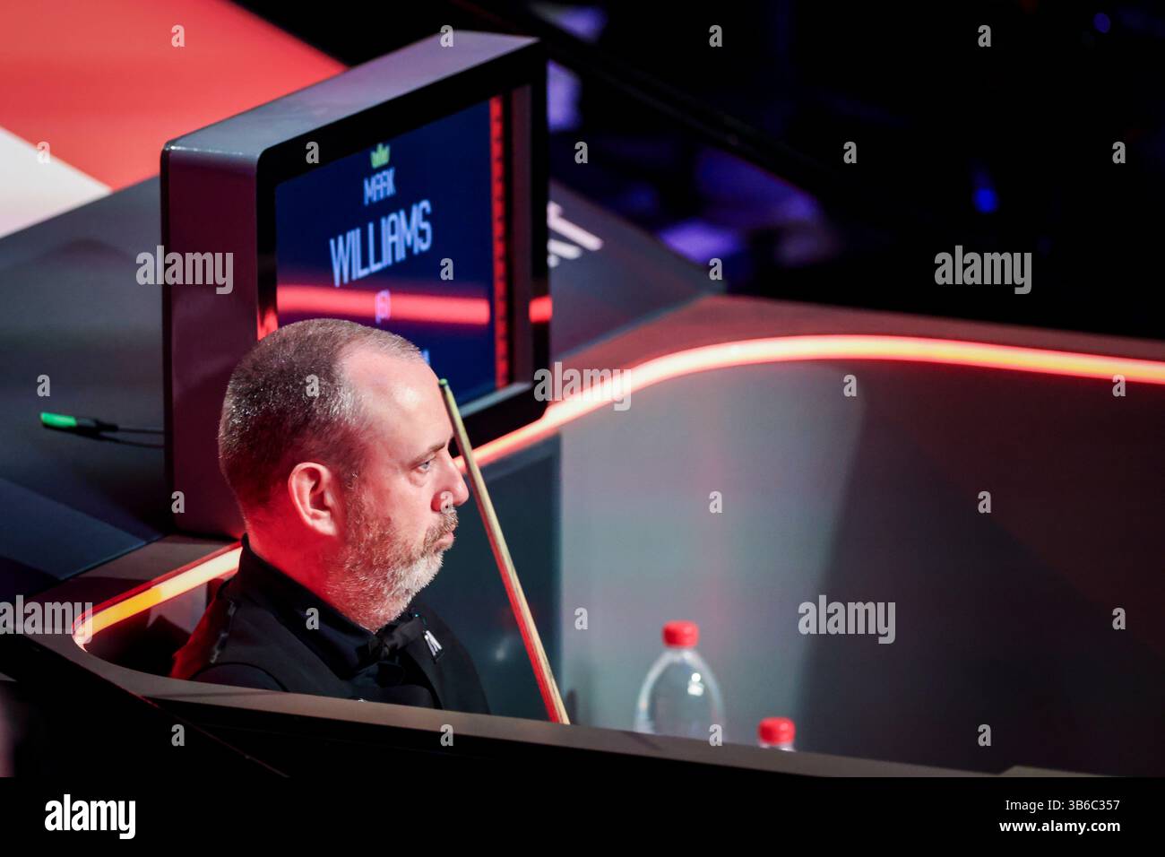 Sheffield, UK. 03rd May, 2025. Mark Williams of Wales sits down during ...