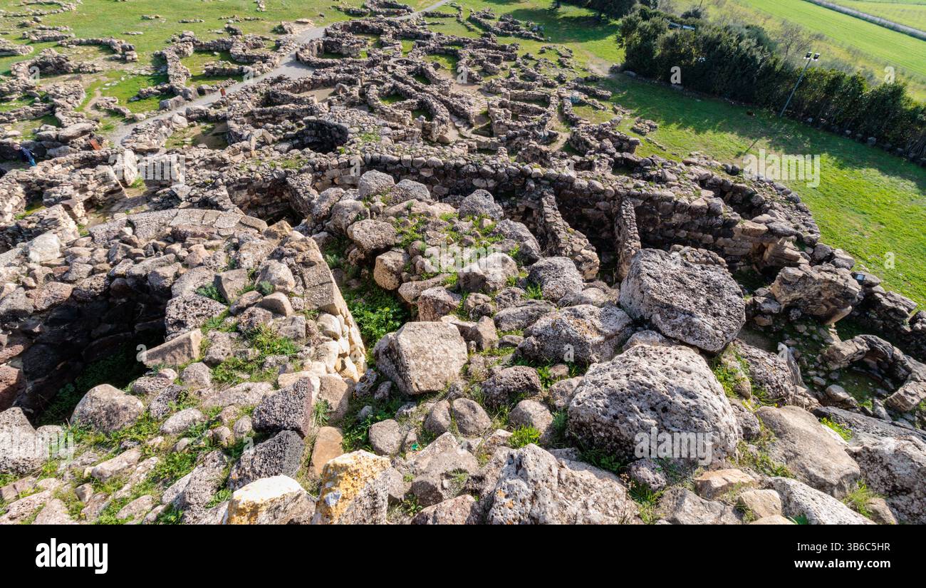 Su Nuraxi is a nuragic archaeological site in Barumini, Sardinia, Italy ...