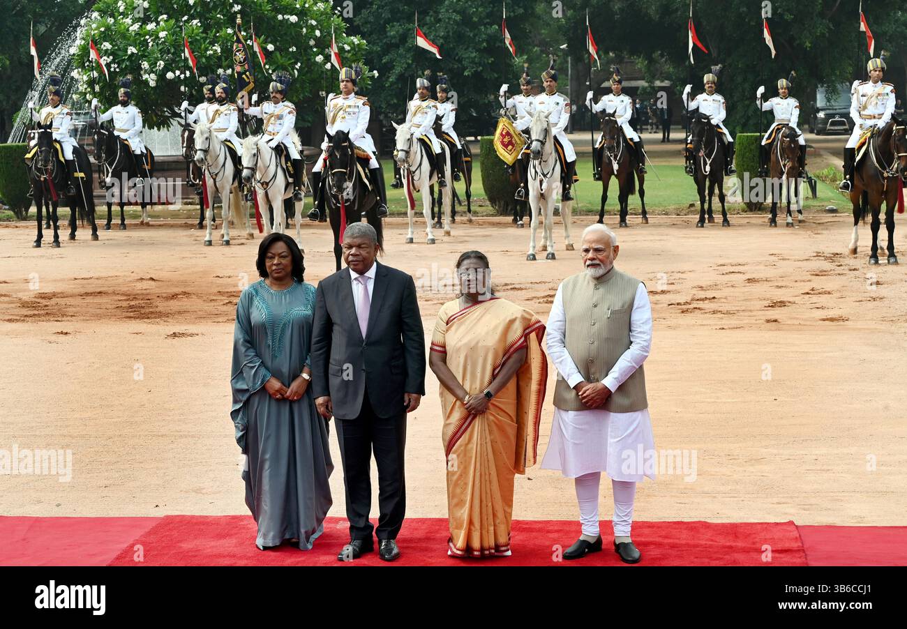 New Delhi, India. 03rd May, 2025. NEW DELHI, INDIA - MAY 3: Angola's ...