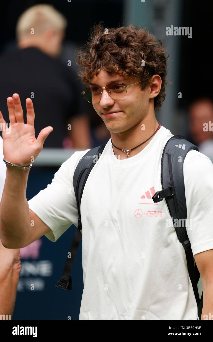 MIAMI GARDENS, FL - MAY 03: Mercedes AMG Petronas F1 Team driver Kimi ...