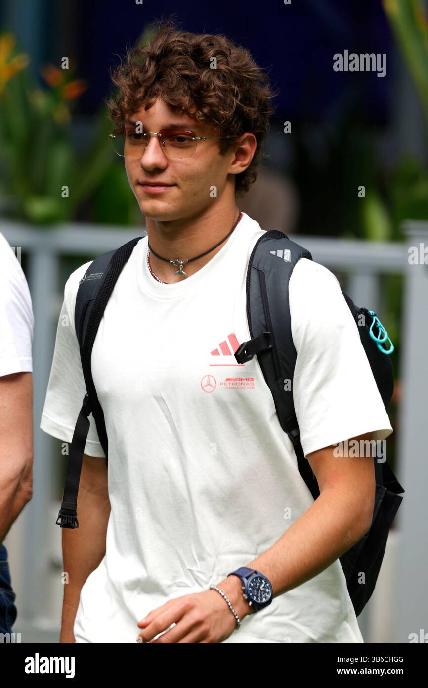 MIAMI GARDENS, FL - MAY 03: Mercedes AMG Petronas F1 Team driver Kimi ...