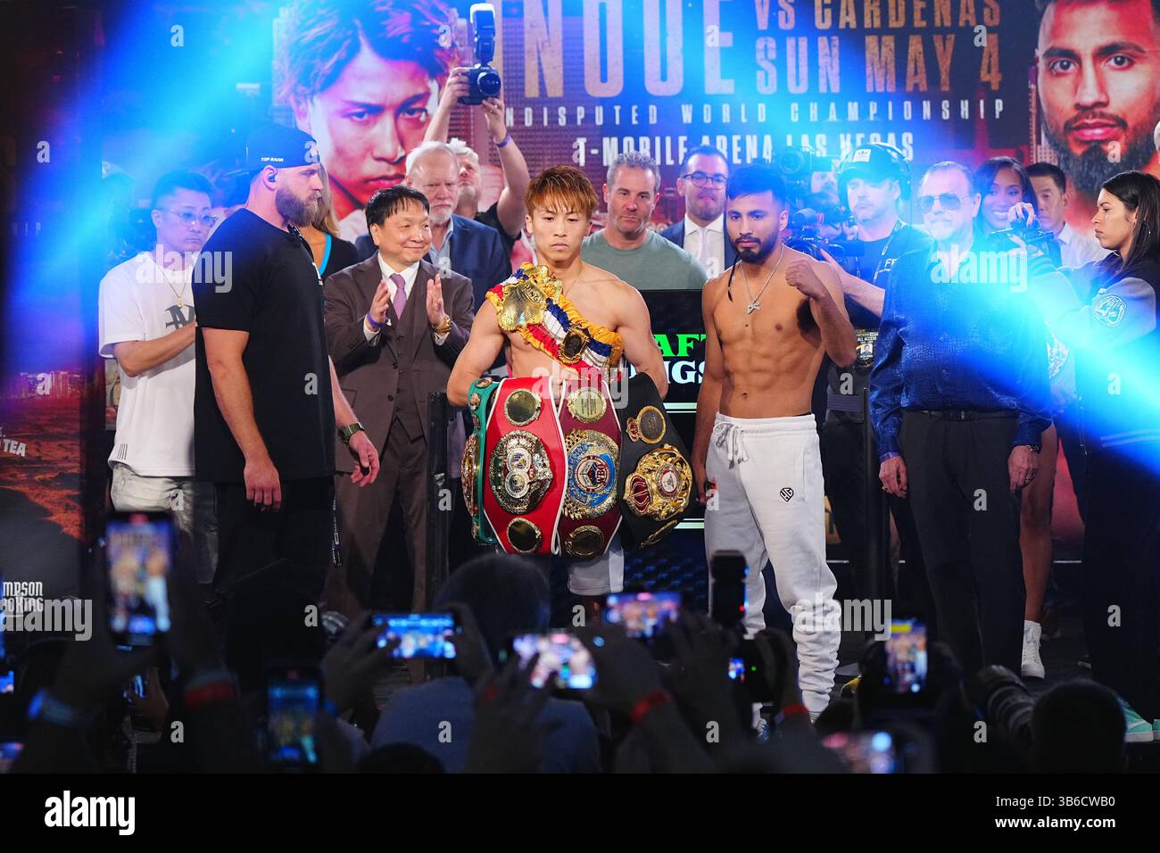 Las Vegas, USA. 3rd May, 2025. Naoya Inoue, Ramon Cardenas Boxing ...