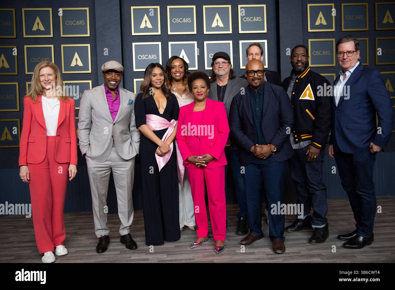 March 24, 2022, Hollywood, California, USA: From Left: Academy CEO Dawn ...